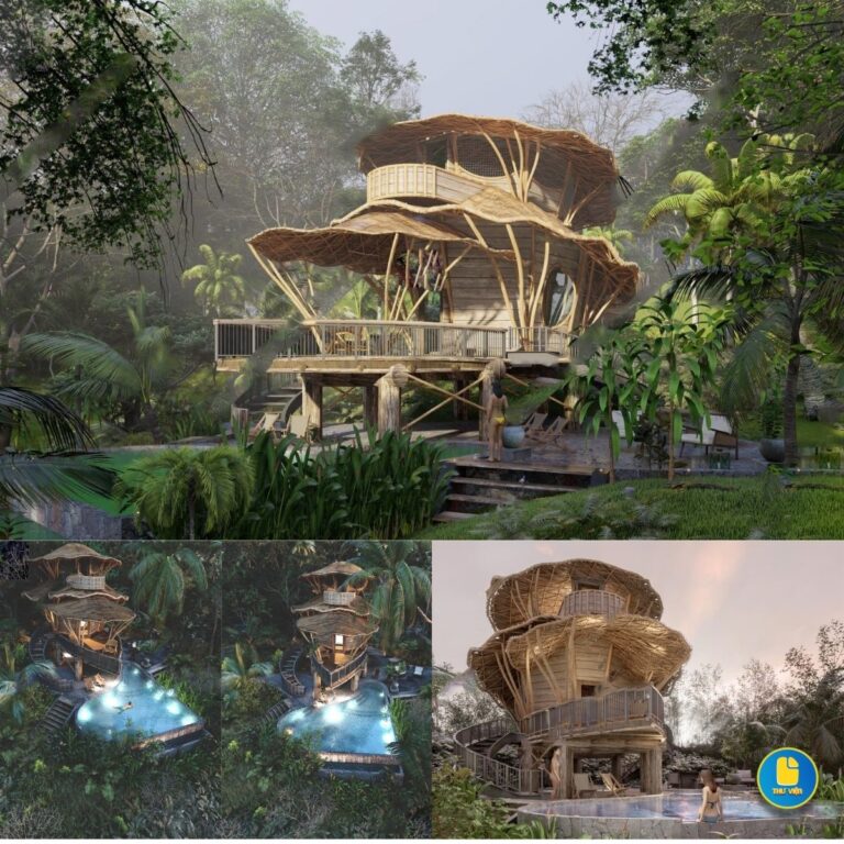 Thư Viện SketchUp Resort & Homestay 2024 - Việt Phát Home - Nhà Lắp Ghép