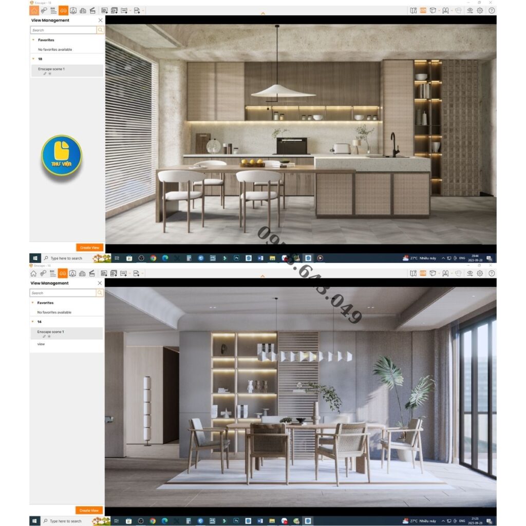 Bộ Thiết Kế Bếp SketchUp Full Setting ENSCAPE Ấn Là Ren - Nội Thất DT ...